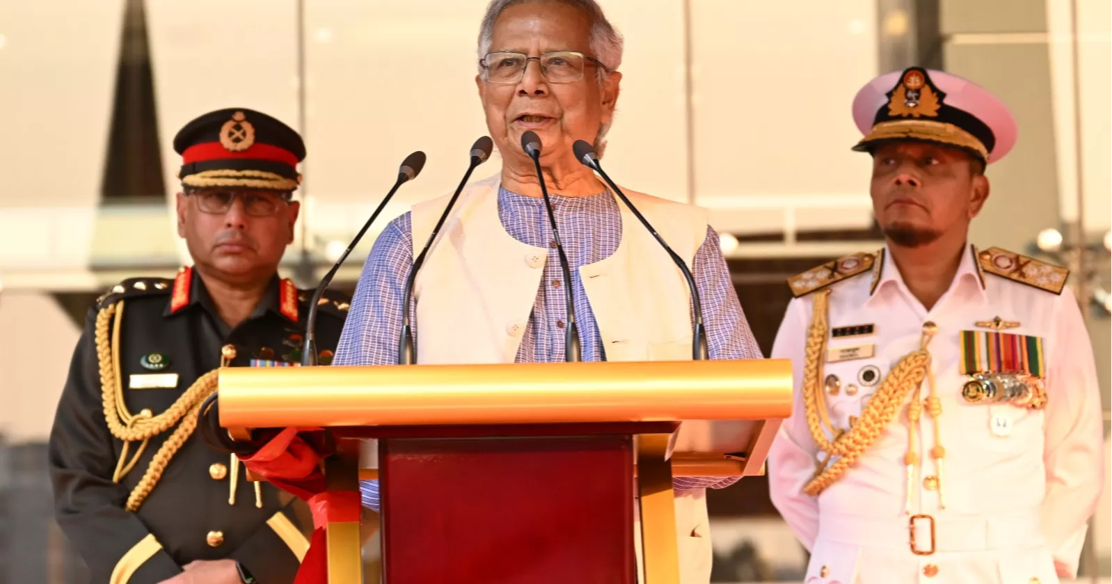 Prof Yunus urges members of Armed Forces to ensure smooth, festive election