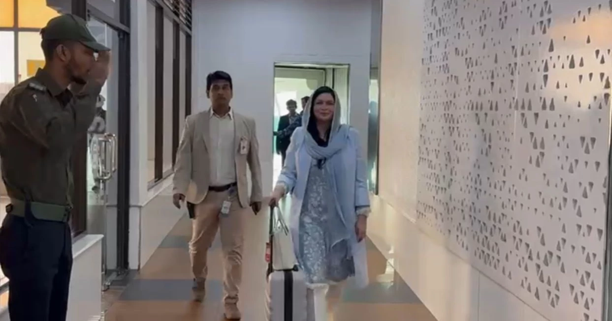 Zubaida Rahman reaches Dhaka