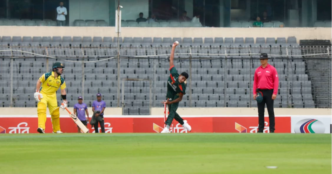 Nahid Rana, Mosaddek power Bangladesh to historic win over Australia