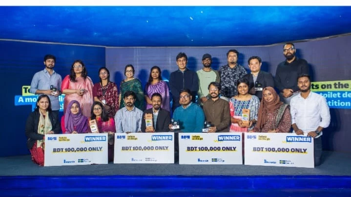 WaterAid's BLUE Platform celebrates mobile toilet design champions