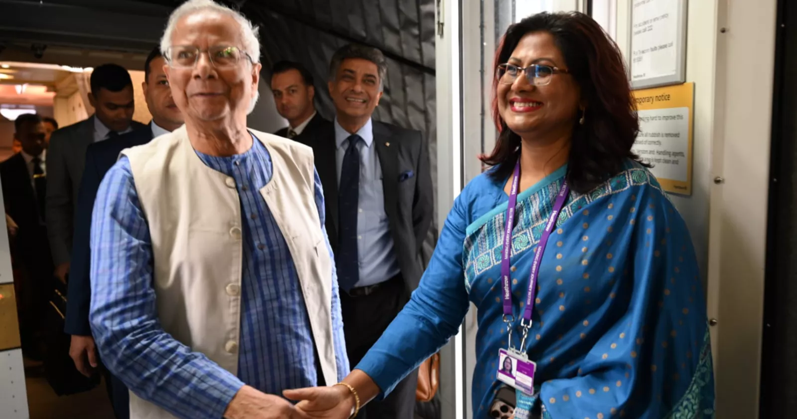 Prof Yunus in London, begins four-day official visit