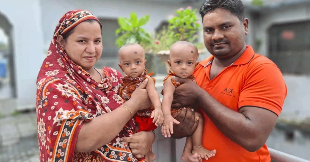 Conjoined twins Juhi, Ruhi on way home after successful separation