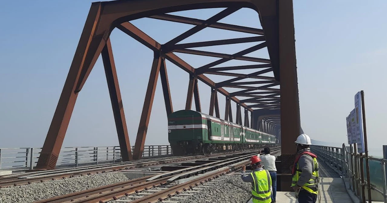 Trial run at 120km per hour completed on Jamuna Railway Bridge
