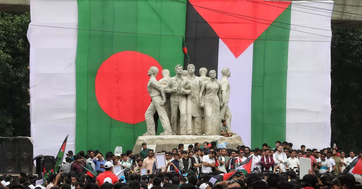 For Palestine: Students across Bangladesh participate in largest ...