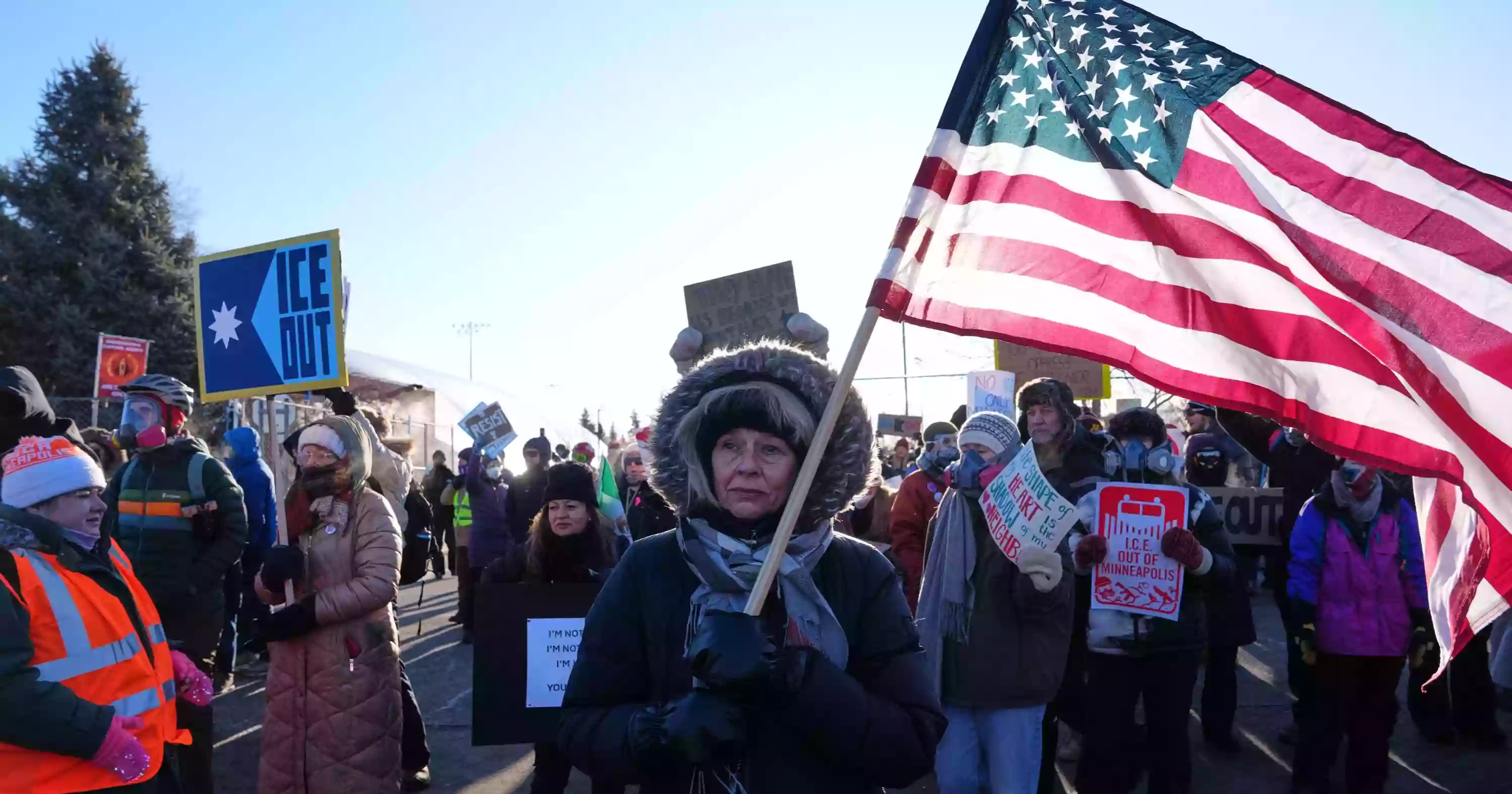 Young people protest ICE and reenact immigration raids in Roblox