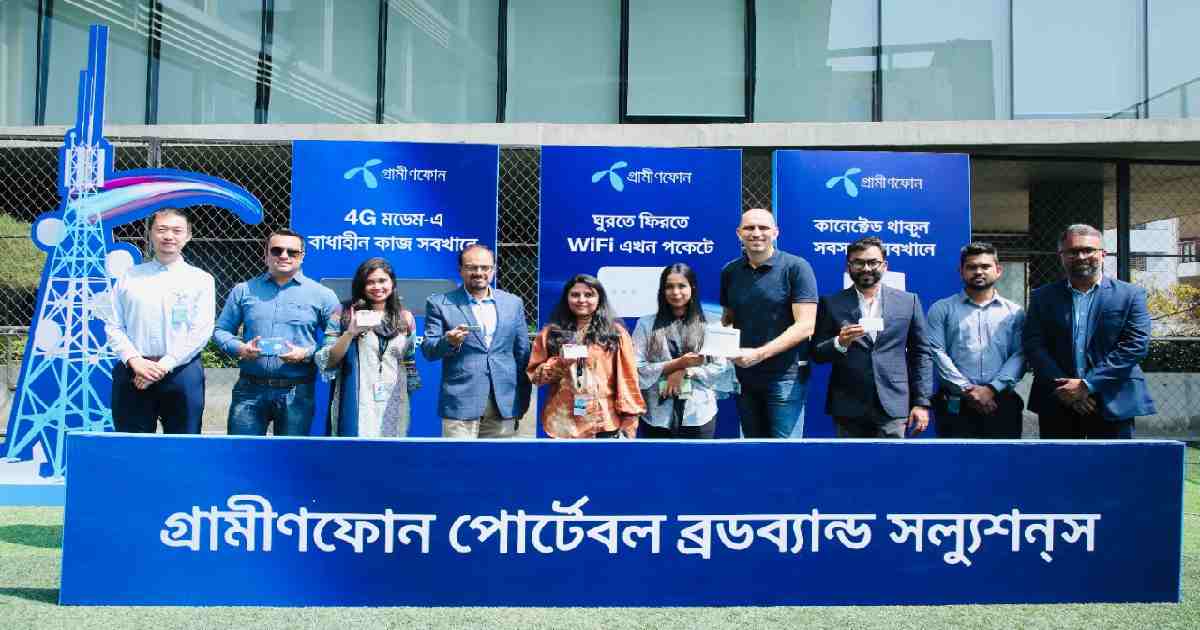Internet connectivity on the go: Grameenphone brings new 4G modems, routers