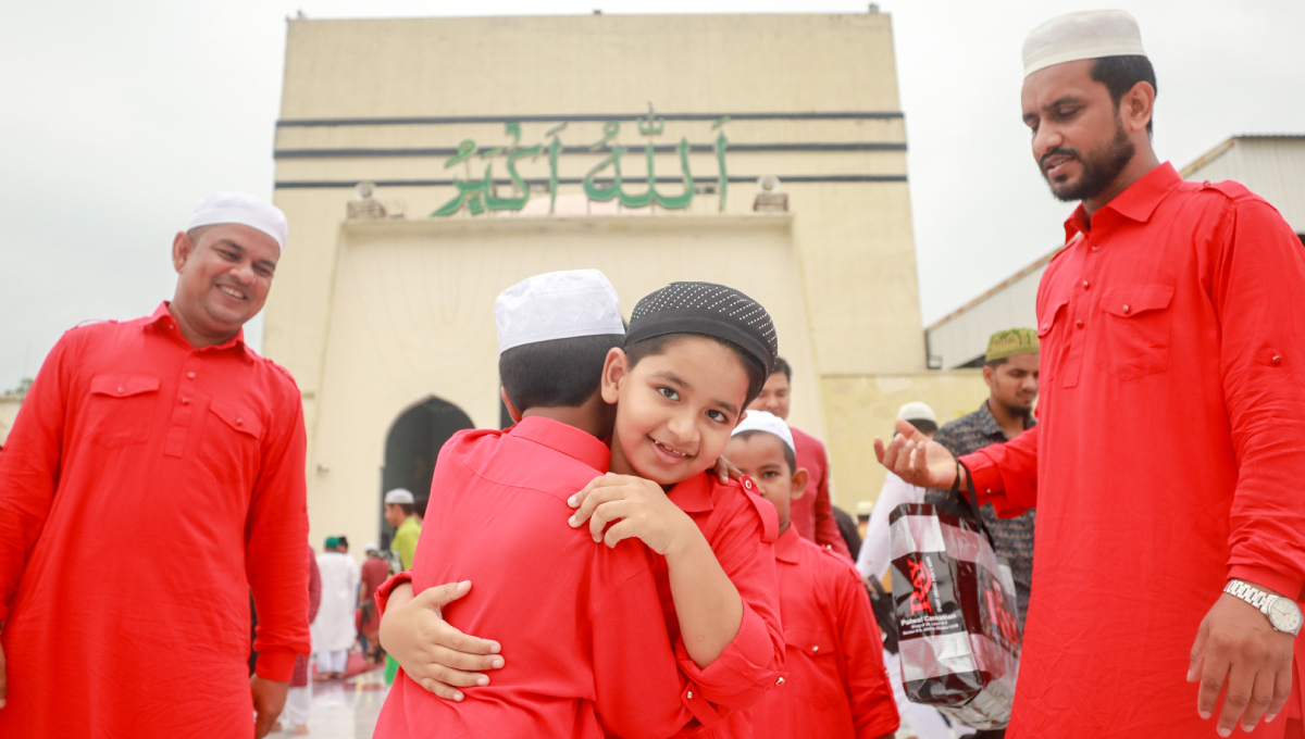 Muslims in Bangladesh celebrate Eid-ul-Fitr