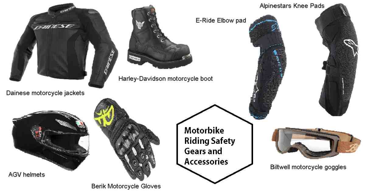 Safety Gears for Motorcycle Riders: Necessity and Types